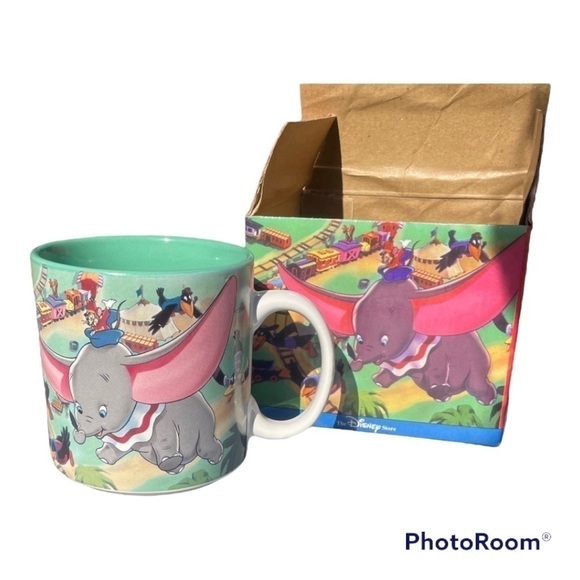 Disney | Dining | Vintage Disney Dumbo Coffee Cup Mug Movie In Disney ...